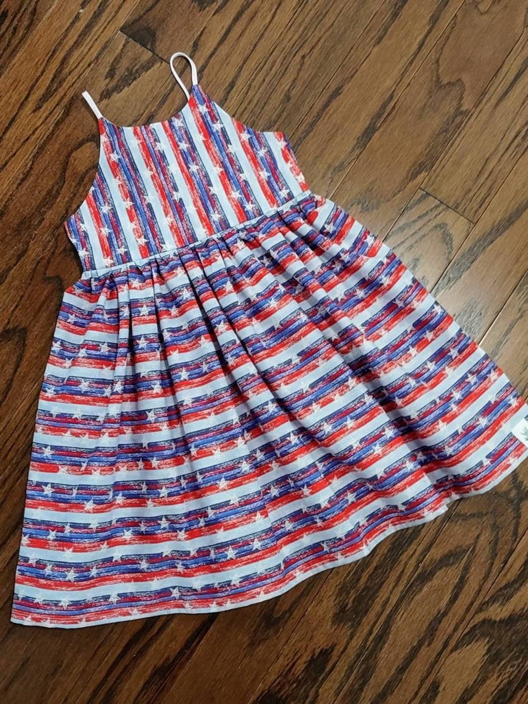 Girl's 4th of July Dress, Independence Day Dress, Red White and Blue ...
