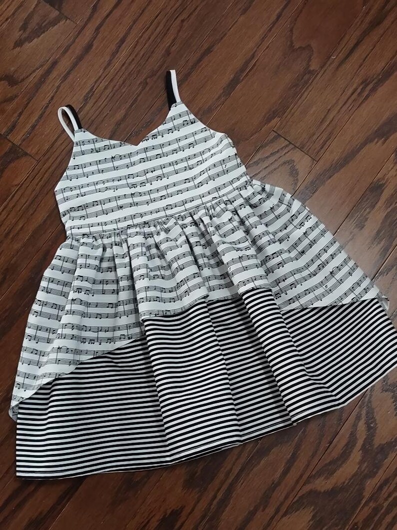 Girl's Music Dress Music Notes Music Note Dress Music - Etsy