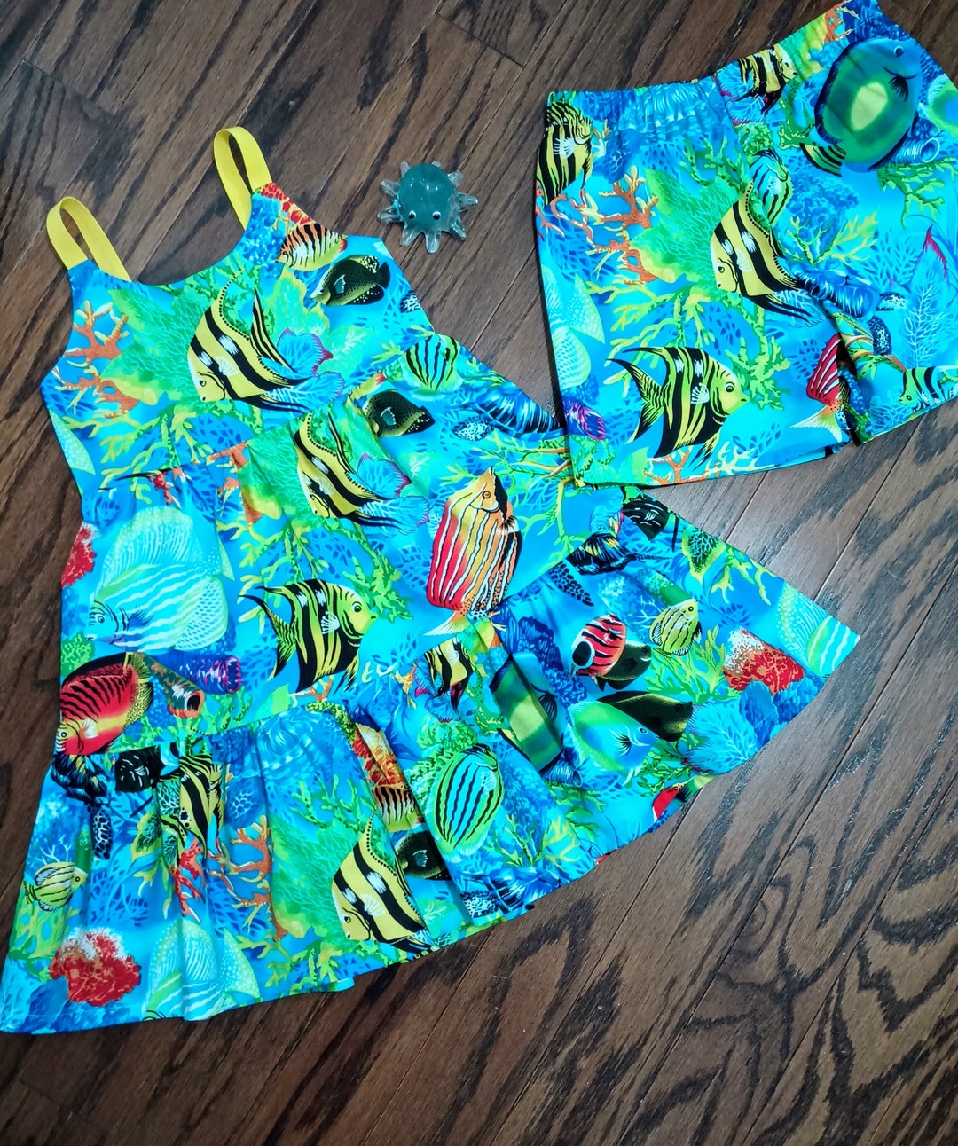 Tropical Fish Dress, Ocean Dress, Fish Dress, Aquarium Dress, Tropical ...
