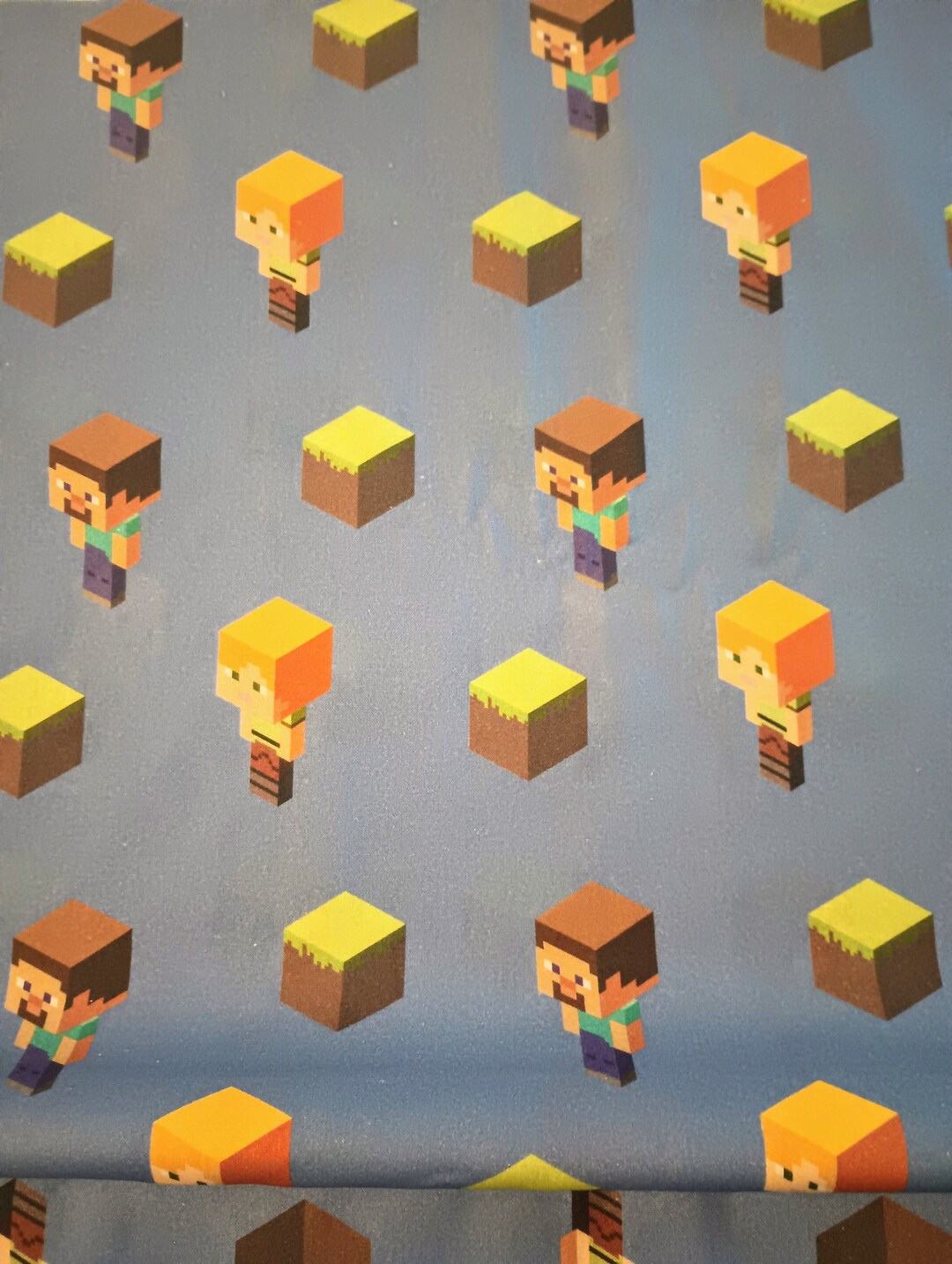 Minecraft Fabric, Cotton Fabric, Fabric by the Yard, Quilting Fabric ...