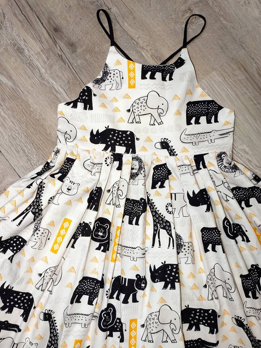Girl's Safari Dress Safari Dress Animal Dress Safari - Etsy