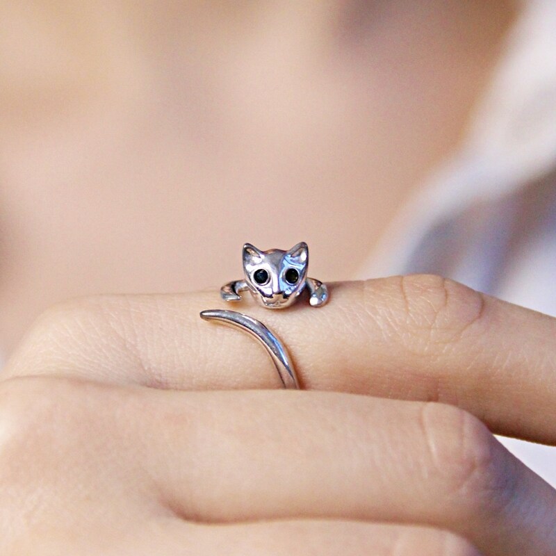 Adjustable Cat Ring - Etsy