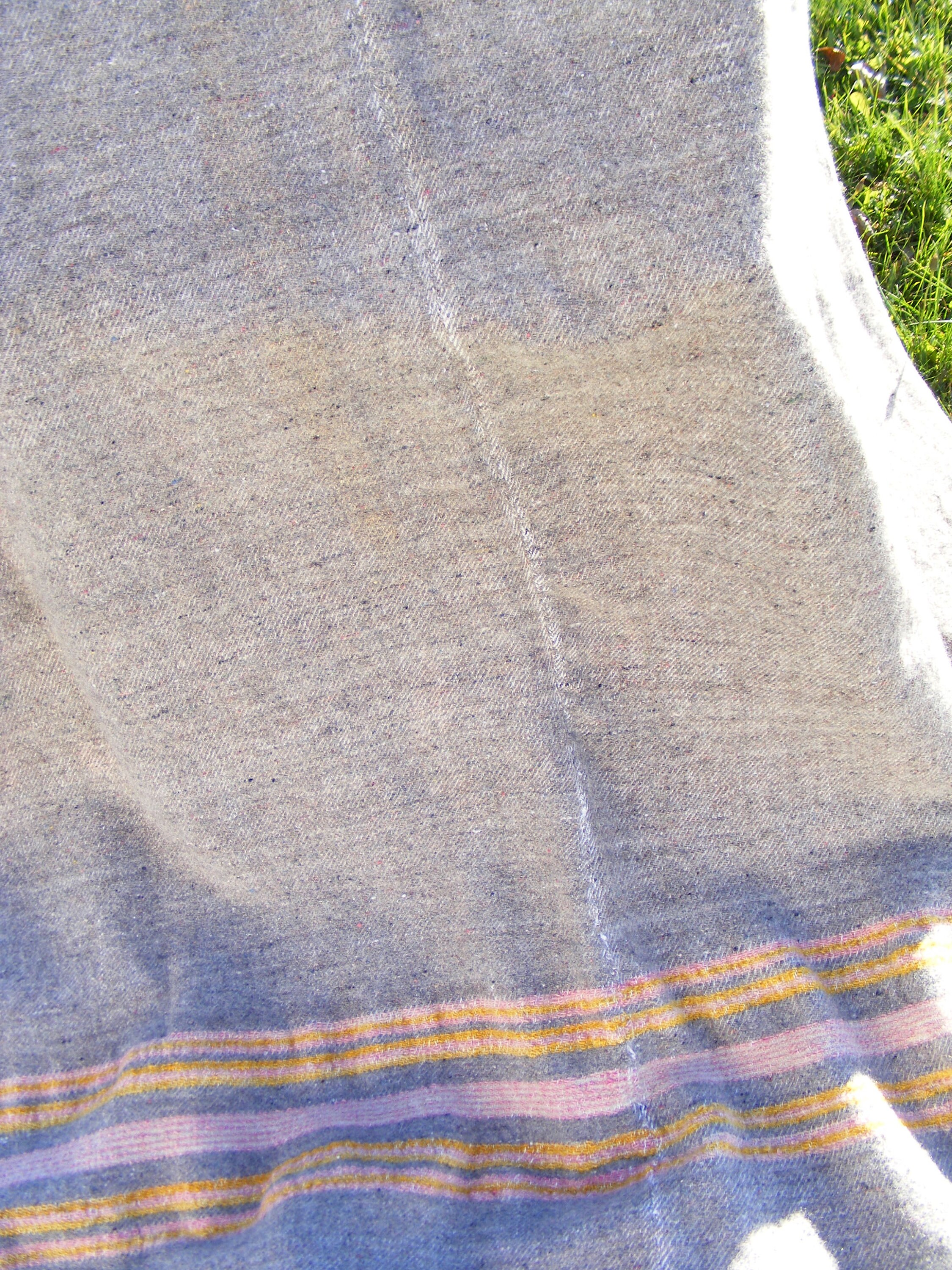 Antique Vintage 1930's Grey Wool Blanket Hand Woven - Etsy