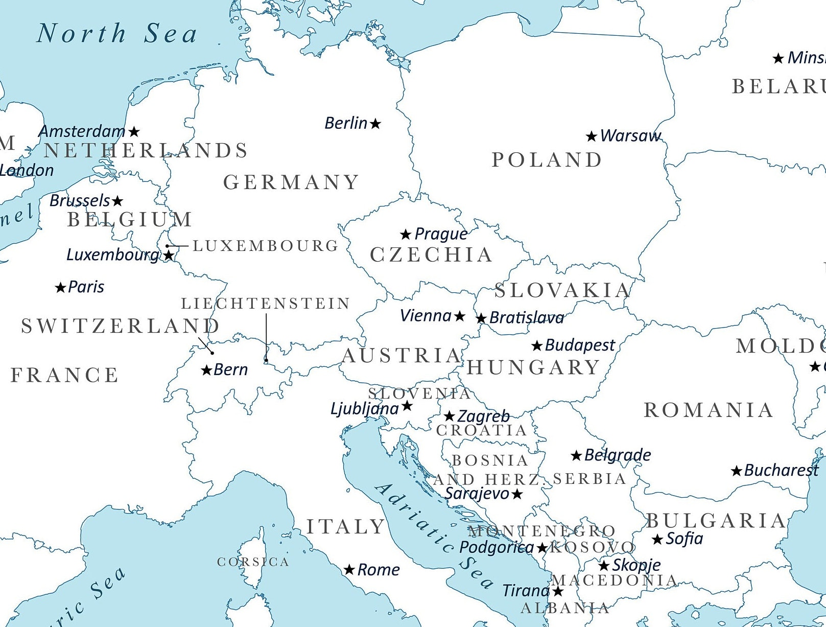High Resolution Digital Color Map of the Mediterranean Sea and ...