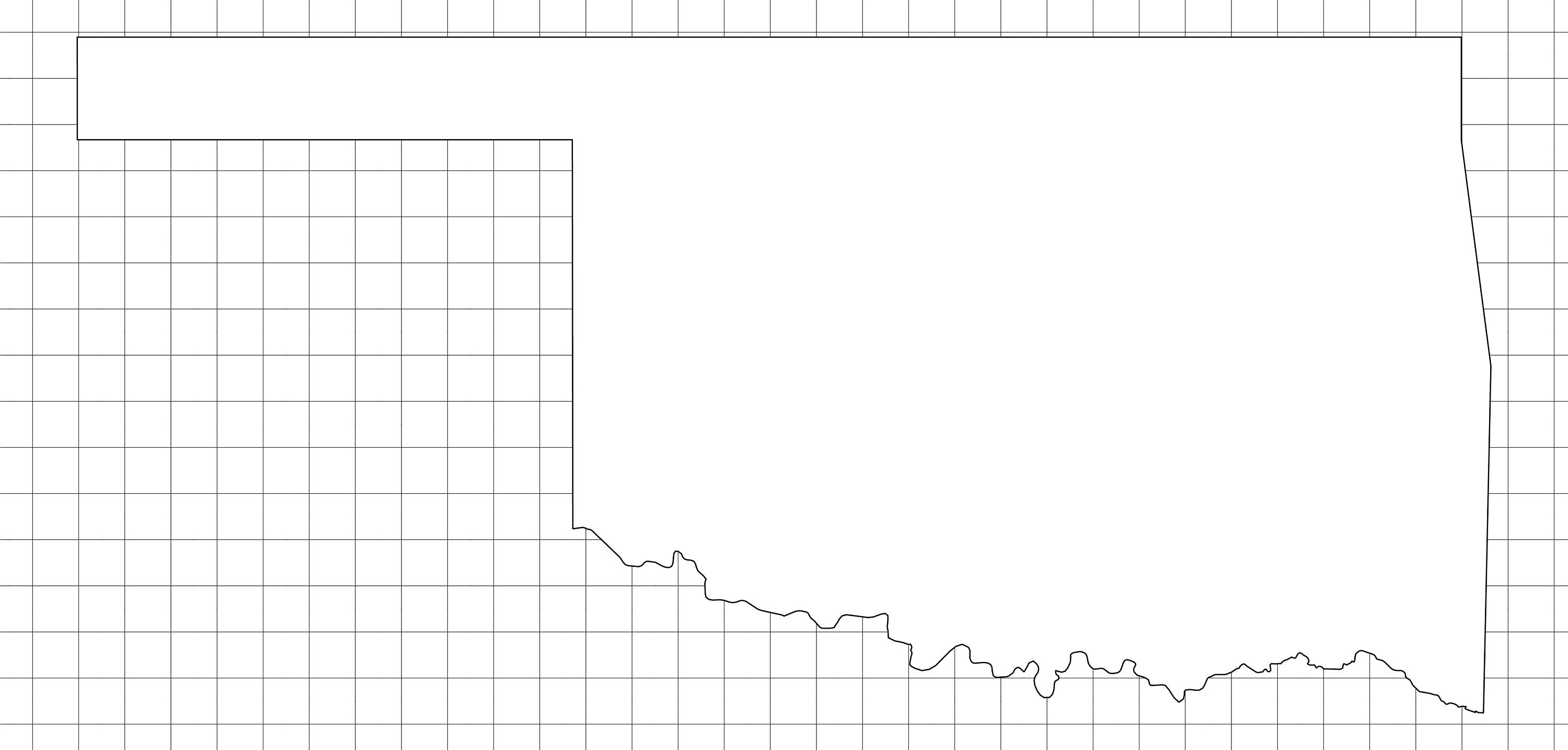 Oklahoma State Shape Instant Digital Download Includes B/W - Etsy
