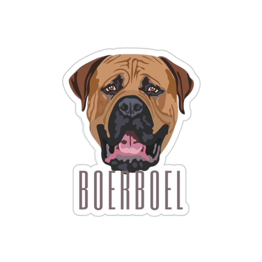Boerboel Die-cut Stickers Custom Pet Stickers Laptop Sticker Dog ...