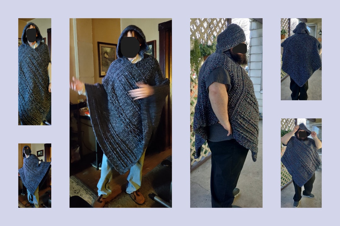 Unisex Large Poncho - Etsy
