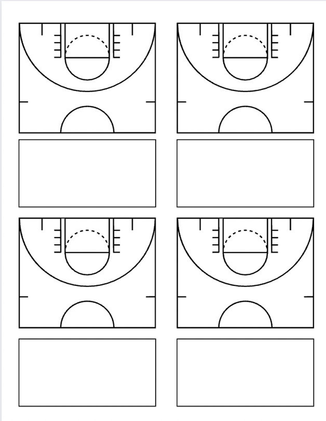 Basketball Playbook Printable for Coaches: Team Basketball Practice ...