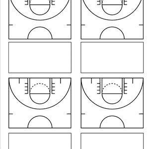 Basketball Playbook Printable for Coaches: Team Basketball Practice ...
