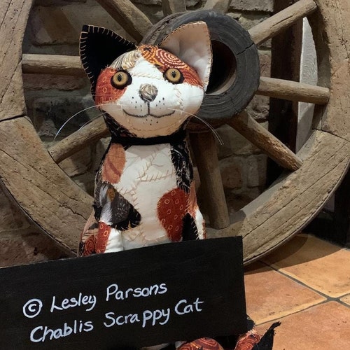 Chablis Scrappy Cat Pdf Pattern & Instructions - Etsy UK
