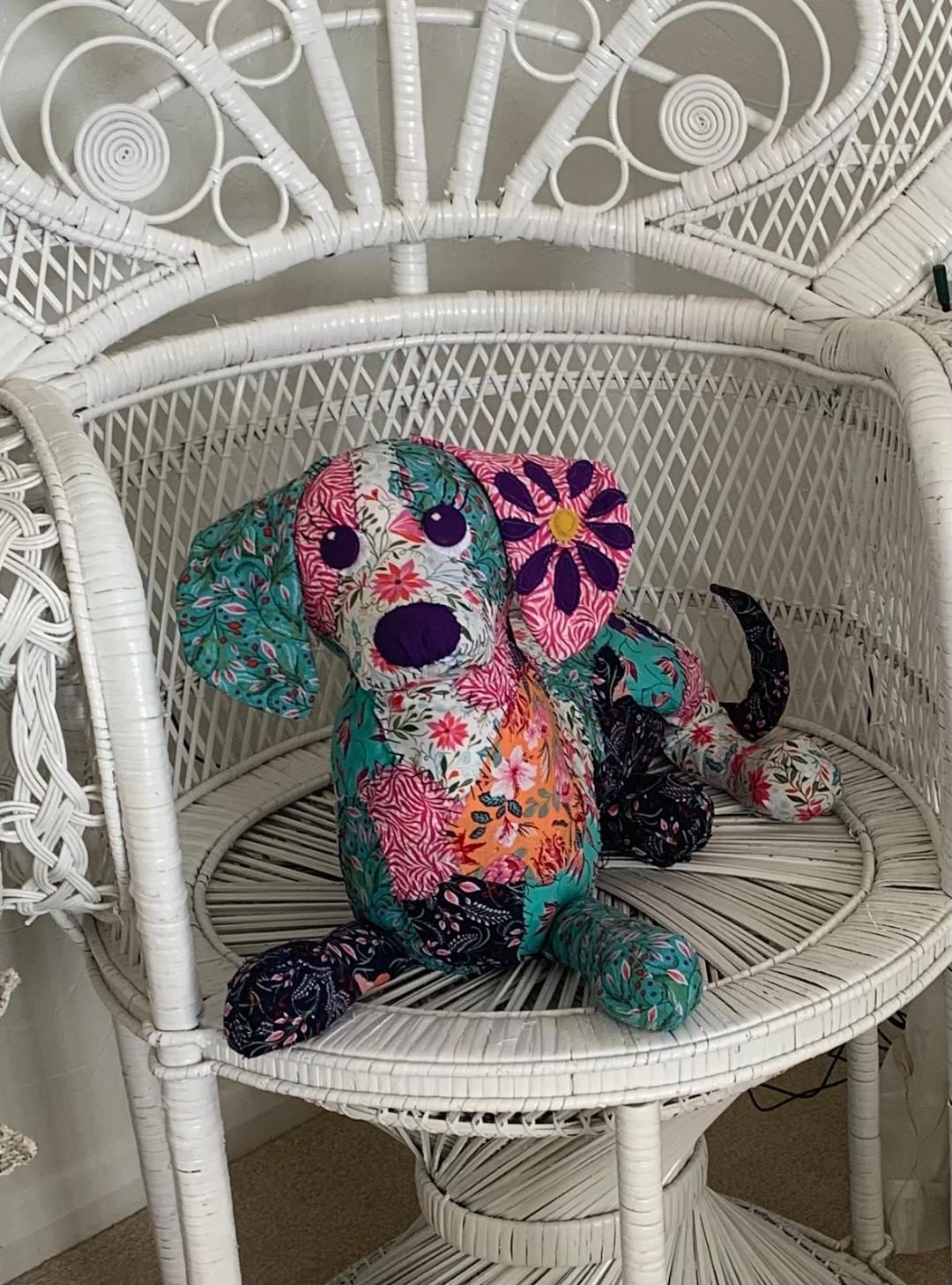 Digby Scrappy Dog PDF Pattern and Instructions With Youtube Video - Etsy