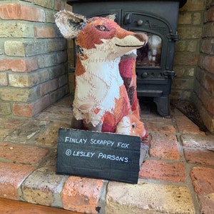 Finlay Scrappy Fox PDF Pattern and Instructions With Youtube Video - Etsy