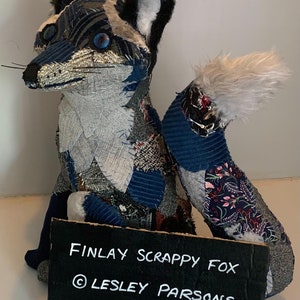 Finlay Scrappy Fox PDF Pattern and Instructions With Youtube Video - Etsy