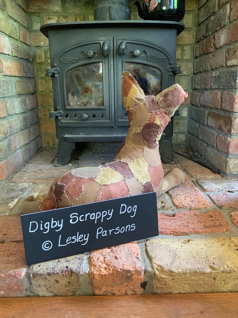 Digby Scrappy Dog PDF Pattern and Instructions With Youtube Video - Etsy
