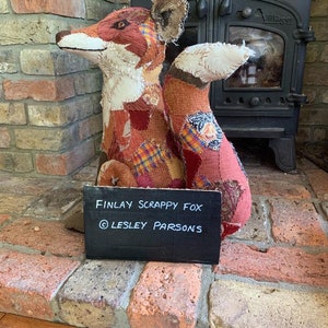 Finlay Scrappy Fox PDF Pattern and Instructions With Youtube Video - Etsy