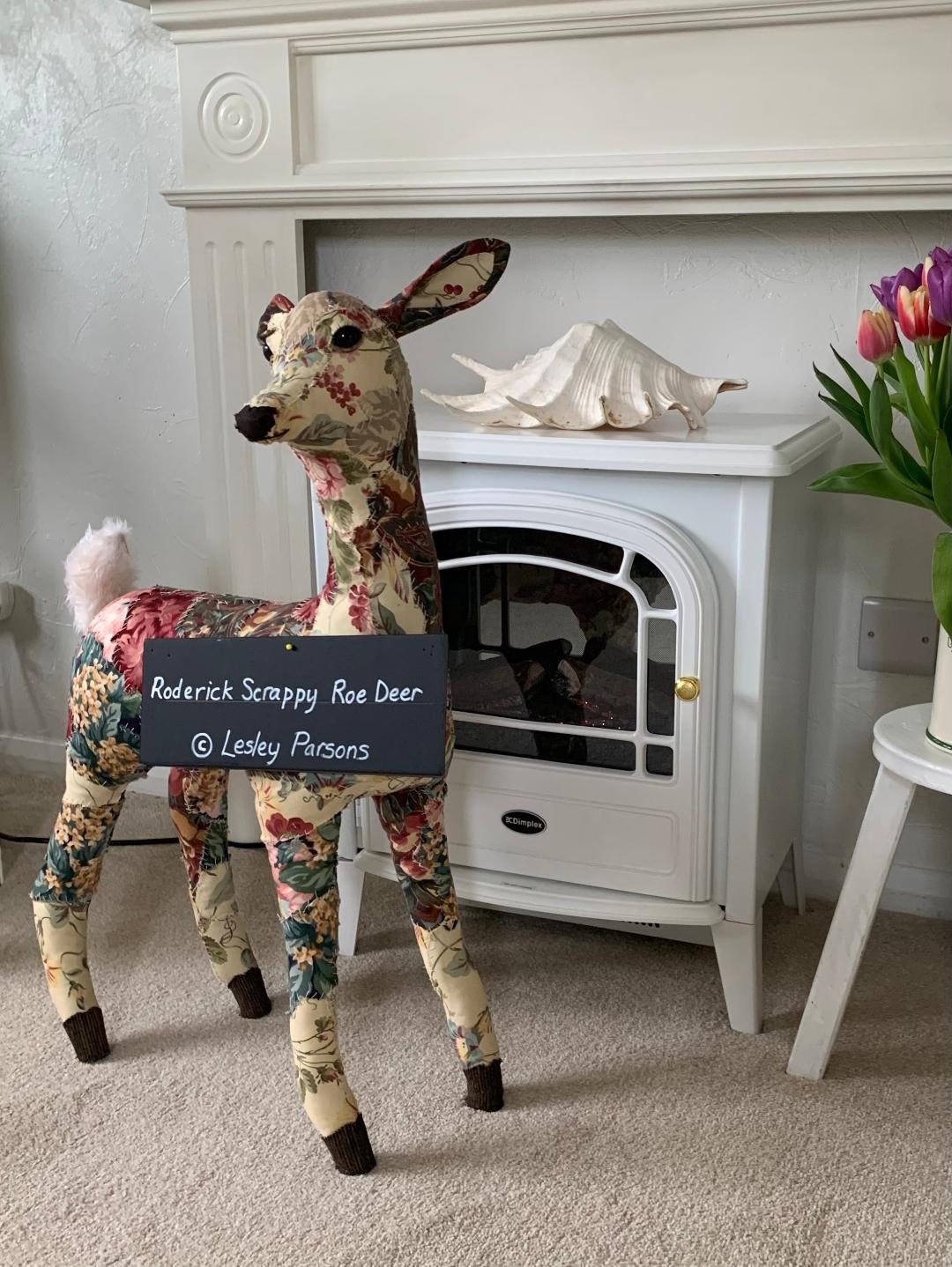 Roderick Scrappy Roe Deer, Pdf Pattern and Instructions With Youtube ...