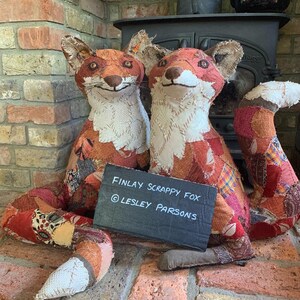 Finlay Scrappy Fox PDF Pattern and Instructions With Youtube Video - Etsy