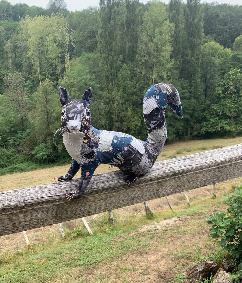 CEDRIC SCRAPPY SQUIRREL - Etsy