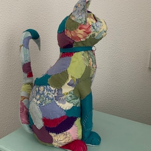 Chablis Scrappy Cat Pdf Pattern & Instructions With Youtube Video - Etsy
