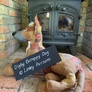 Digby Scrappy Dog PDF Pattern and Instructions With Youtube Video - Etsy