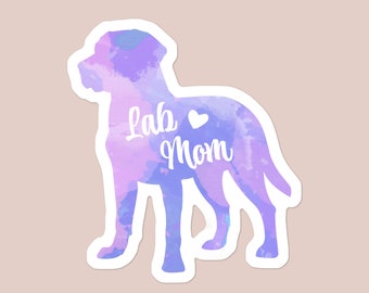 Black Labrador Sticker Black Lab Laptop Vinyl Decal - Etsy