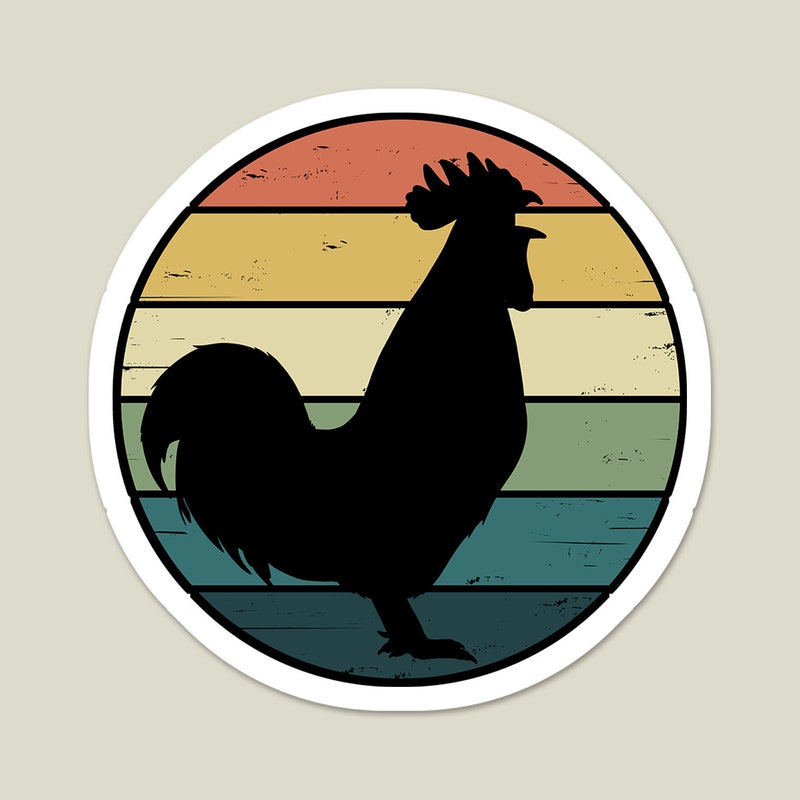 Rooster Crowing - Etsy