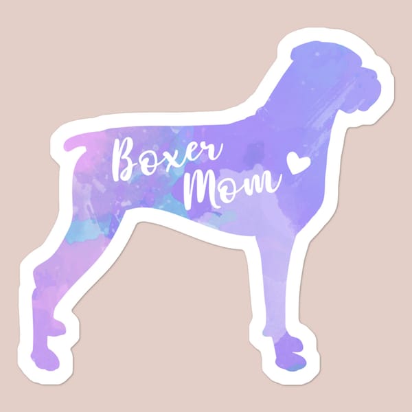 Boxer Sticker - Etsy