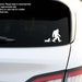 Bigfoot Dachshund Dog Walker Decal: Sasquatch Sticker - Etsy