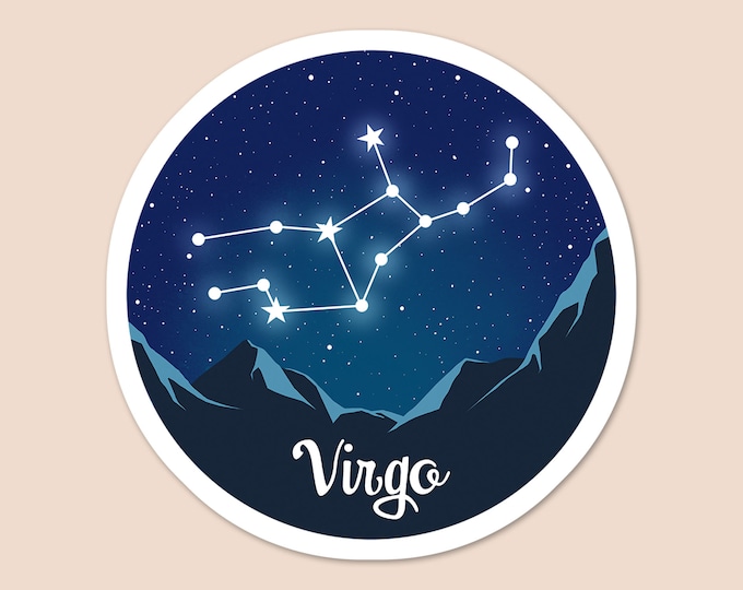 Zodiac Sign, Constellation Sticker Waterproof Vinyl Decal - Etsy