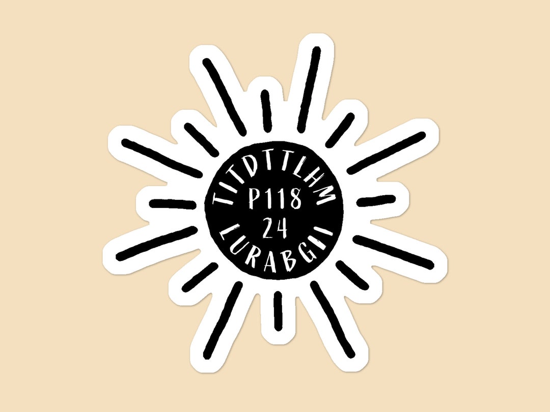 Psalm 118:24 Bible Memory Verse Acronym Sun 3" Vinyl Sticker - Etsy