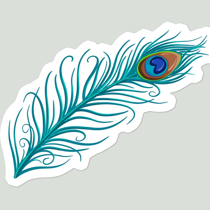 Peacock Stickers - Etsy