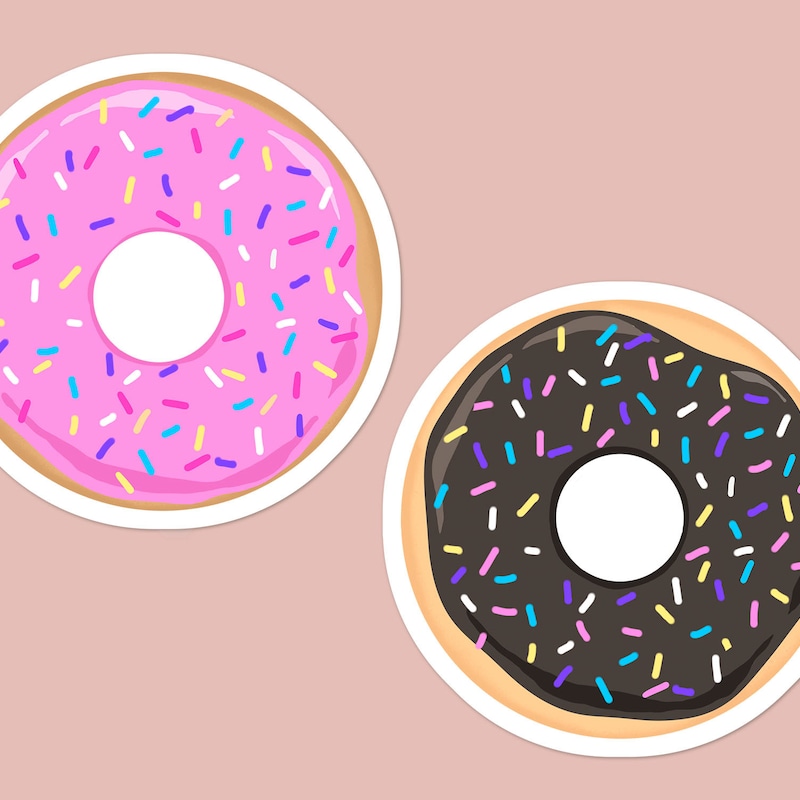 Donut Sticker - Etsy
