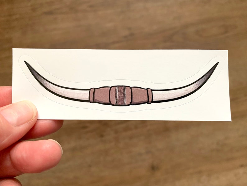 Mounted Bull Horns Vinyl Sticker Western Style Laptop - Etsy