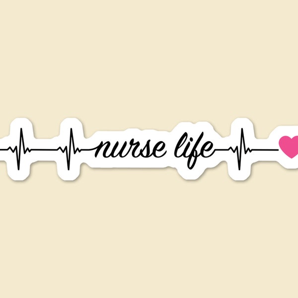 Heart Monitor Sticker - Etsy