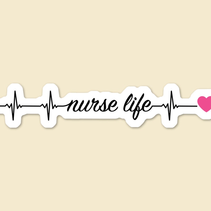 Heart Monitor Stickers - Etsy