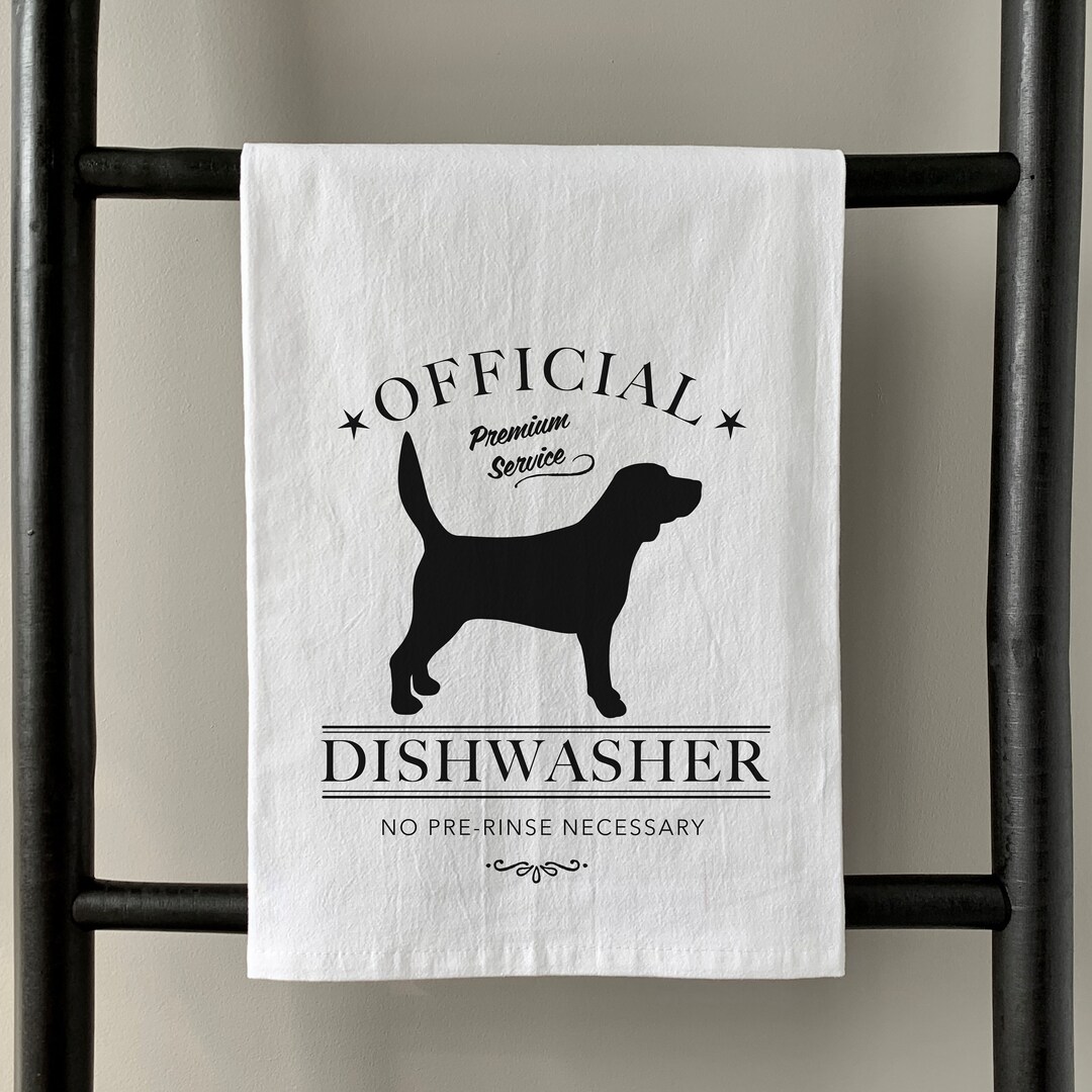 Beagle Hound Flour Sack Towel | Farmhouse Kitchen Decor | Dog Lover ...