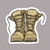 Firefighter Boots Vinyl Sticker | Fire Fighter Laptop Sticker | Water ...