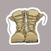 Military Combat Boots Vinyl Sticker Soldier Life Laptop Sticker Water ...