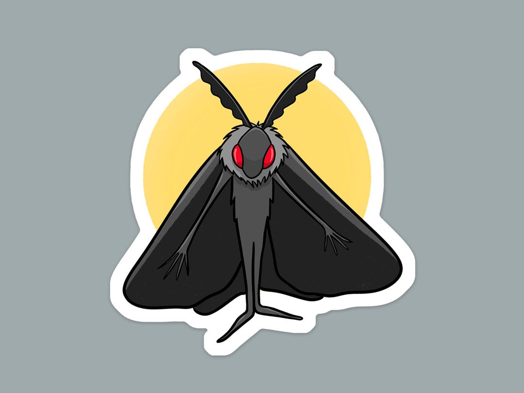 Mythical Mothman Humanoid Folklore Creature Water Bottle and Laptop ...