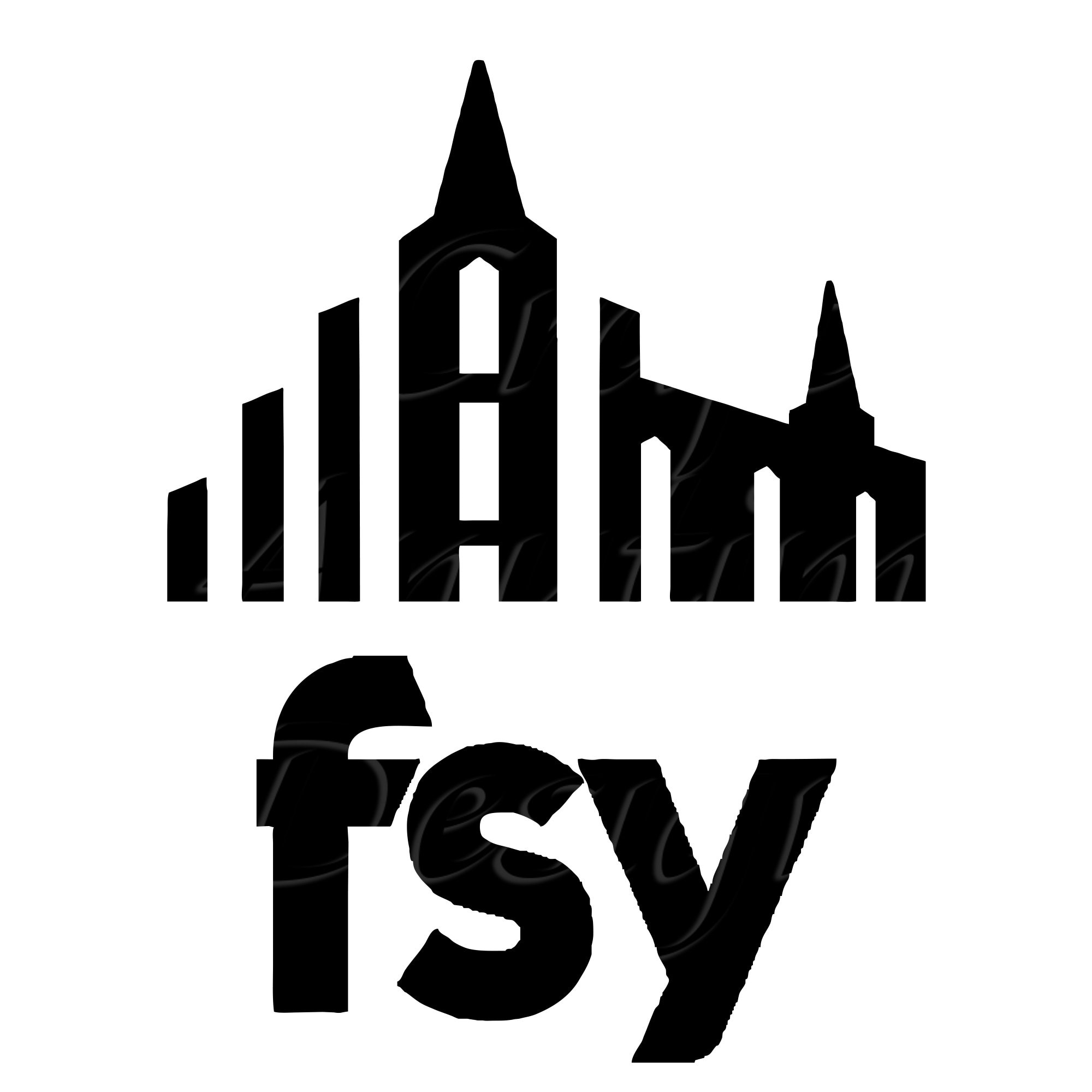 FSY With Temple Digital SVG/PNG Graphic - Etsy