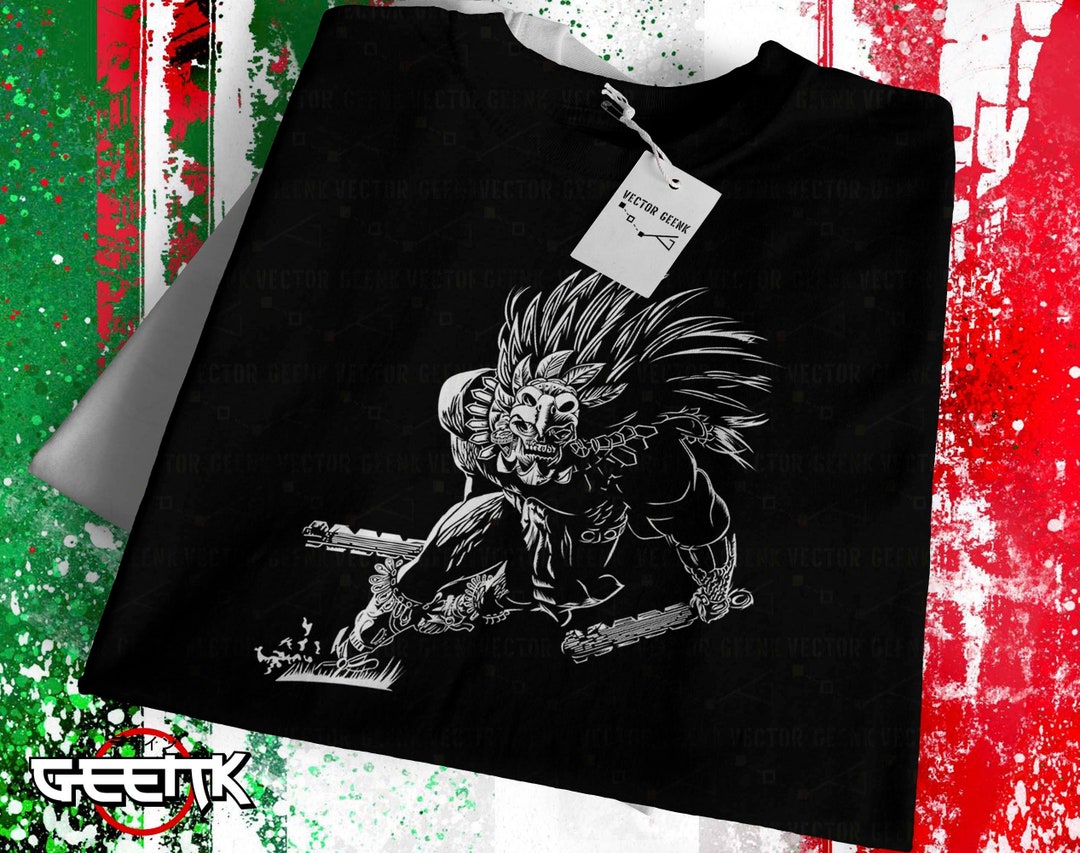 Vector Design of Aztec Warrior for Silhouette, Sublimation Png, Ai, Pdf ...