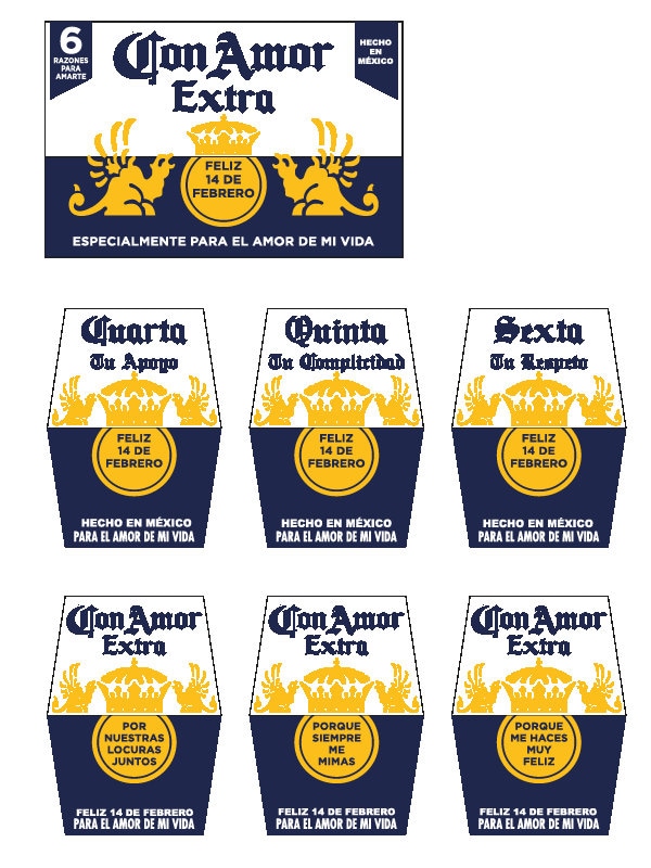 14 Corona Beer SVG Labels for Fathers Day 6 Reasons 14 Crown - Etsy Finland