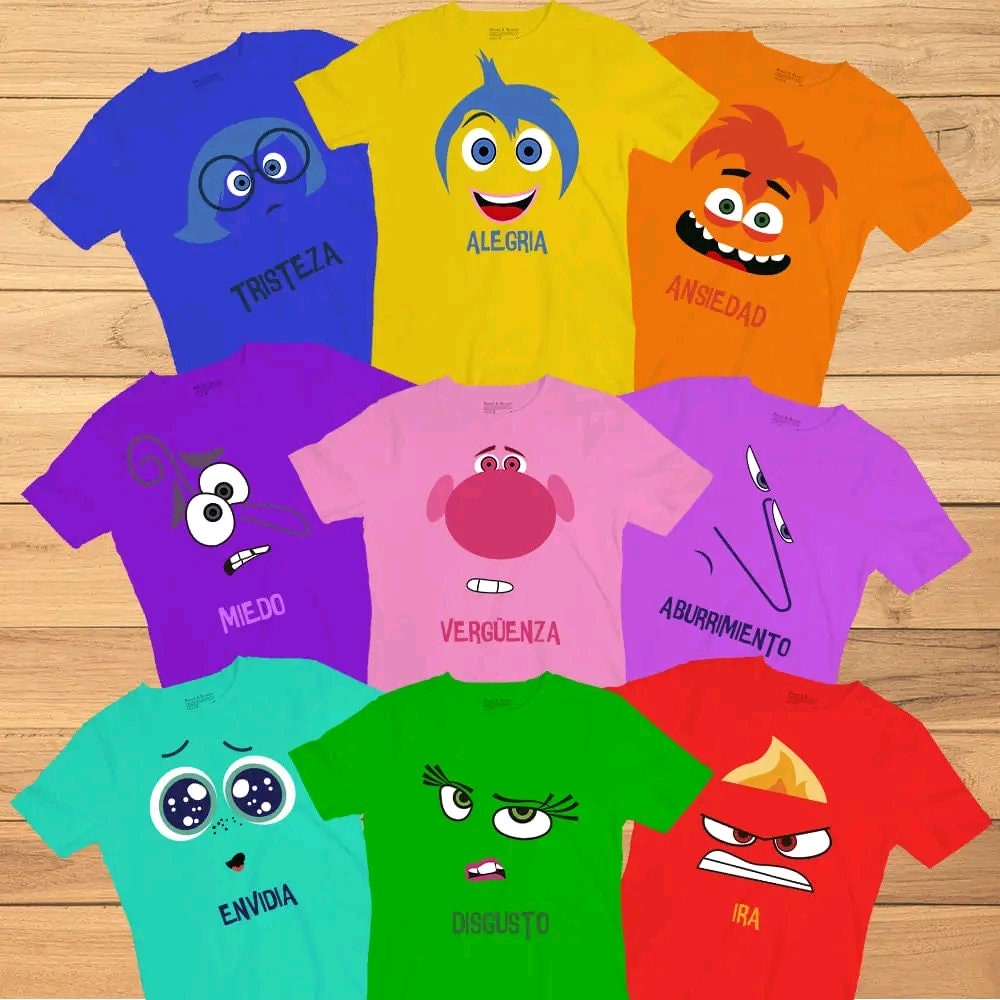 Inside Out 2 Vector for T-shirt for Kids, Mug, Editable EPS File ...