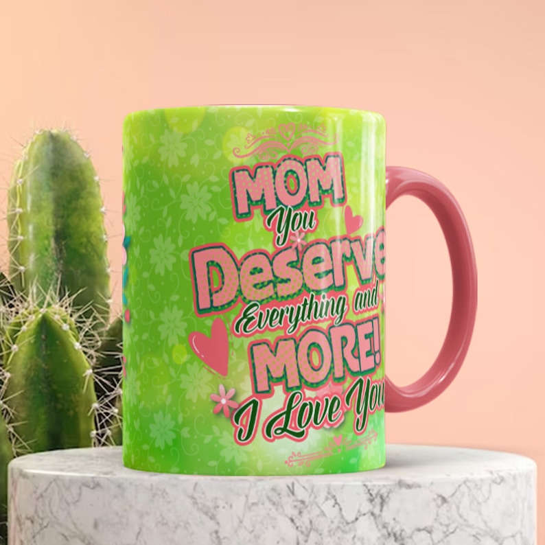 10 Mother's Day Mug Template PSD Designs for Sublimation Printing Happy ...