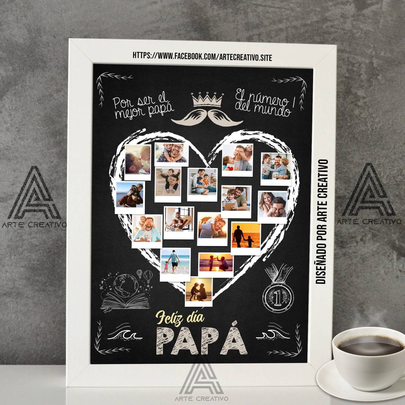 10 Fathers Day Portrait Template PSD Editable 10 Cuadros Dia - Etsy
