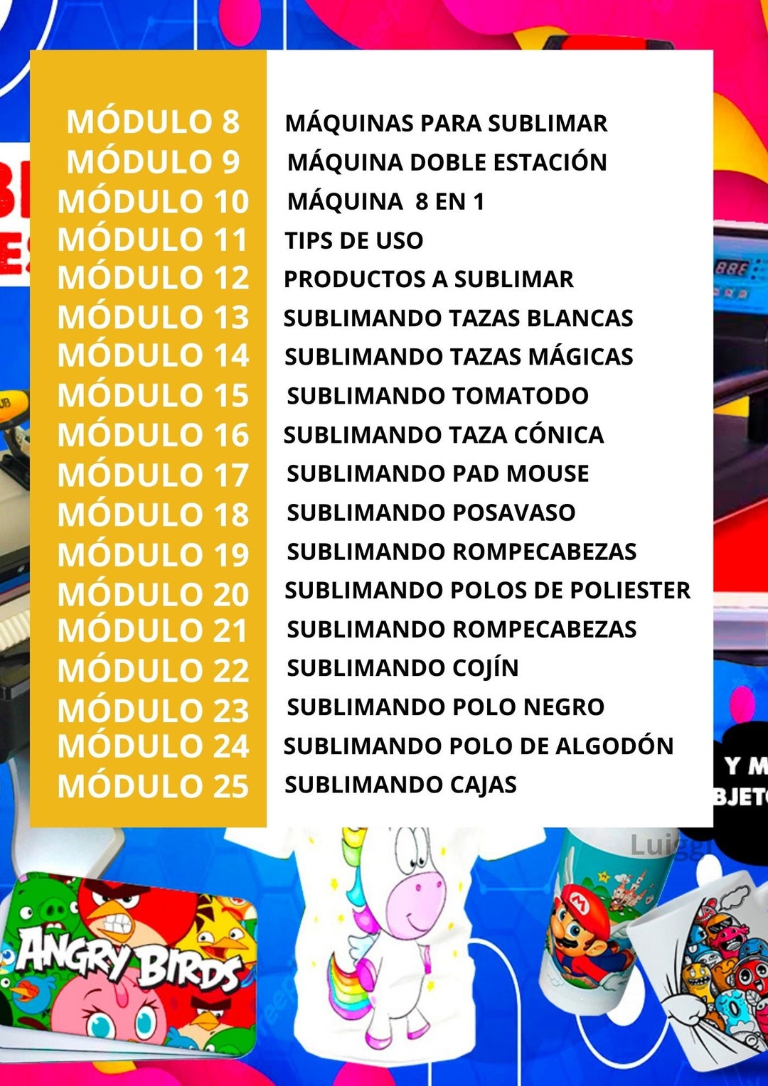 Sublimation Course for Beginners in Spanish | Sublimation Course From ...