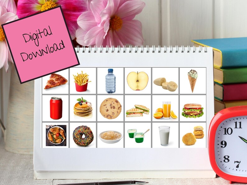 Digital Download 54 Food PECS Food Cards 3x3 Instant - Etsy