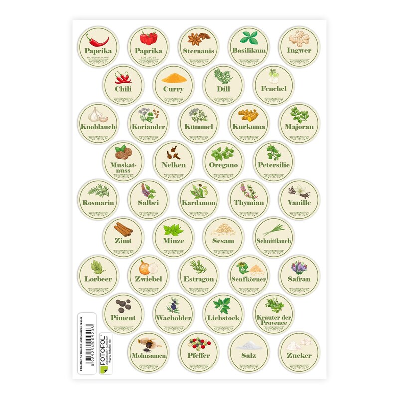 German Spice Jars - Etsy