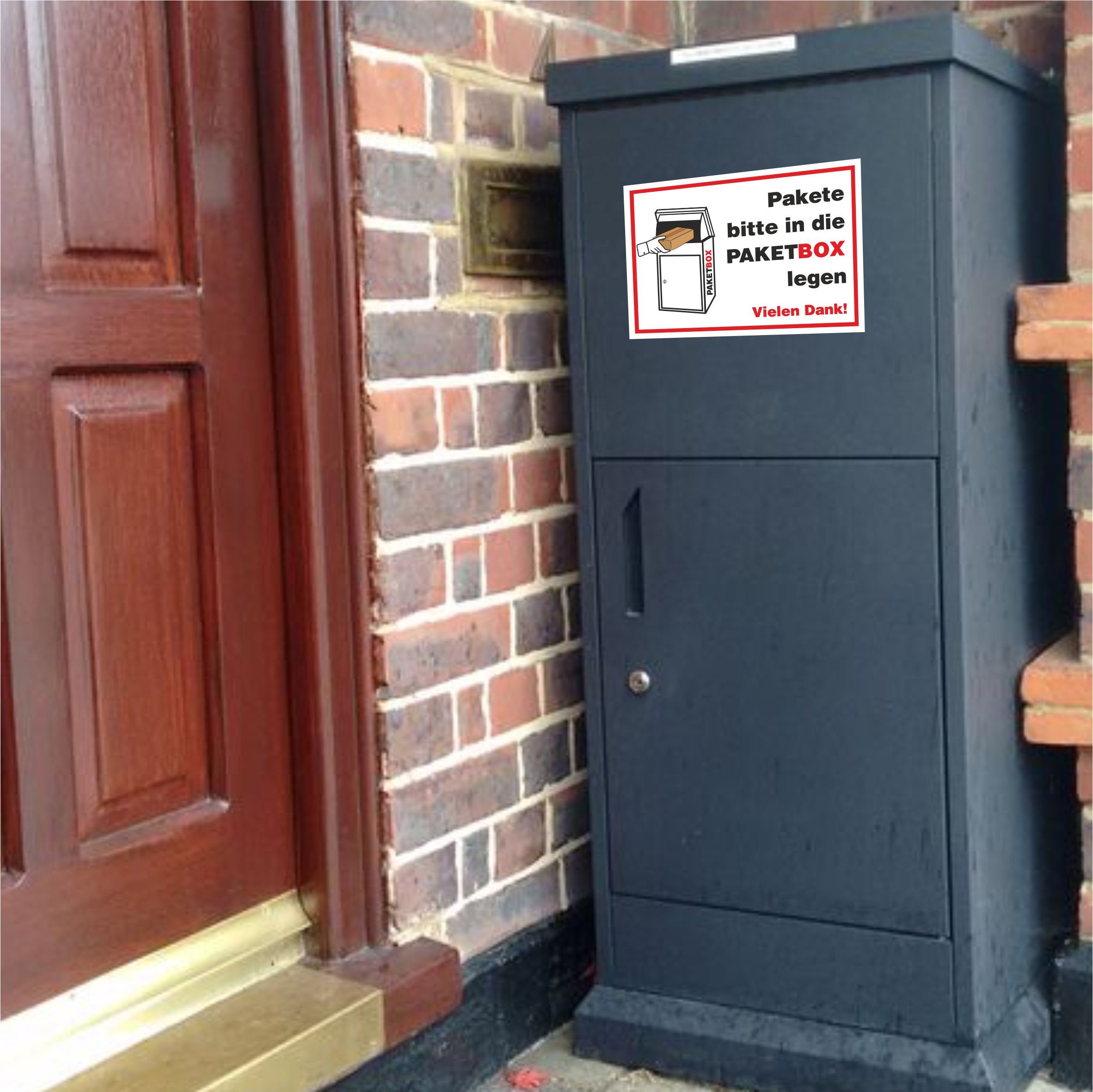 Stickers for Parcel Boxes With the Inscription "please Place Parcels in ...