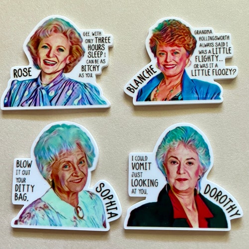 Golden Girls Quotes Set of 12 1-inch Buttons or Magnets - Etsy